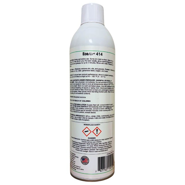 EcoAir 414 Water-Based Biodegradable Cleaner/Degreaser Spray 13oz Can ...